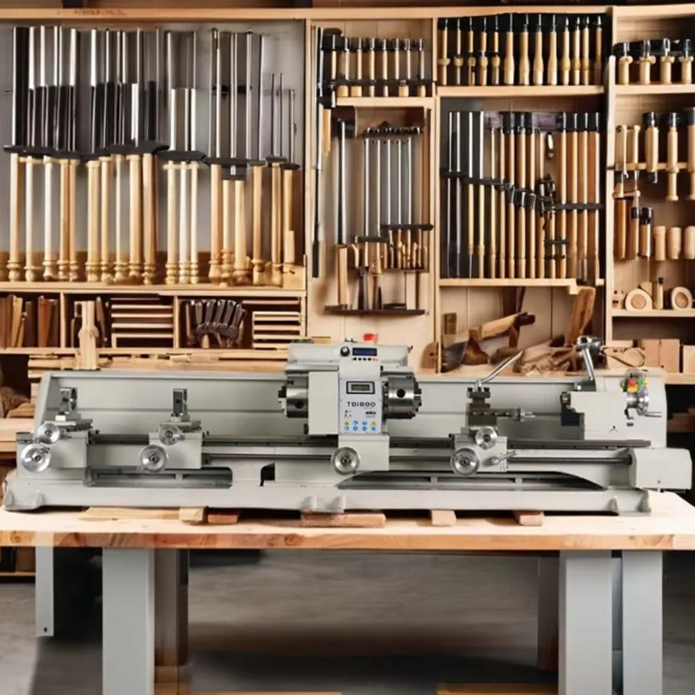 TD1800E Pool Cue Repair Lathe Machine Horizontal Manual Metal Lathe ...
