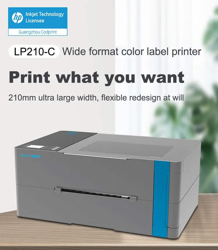 Full-automatic Color Label Printer with Cutter - CPIS LP210-C