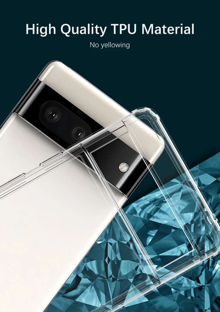 Back Acrylic Tpu Hybrid Clear Phone Cover For Google With Bumper ...