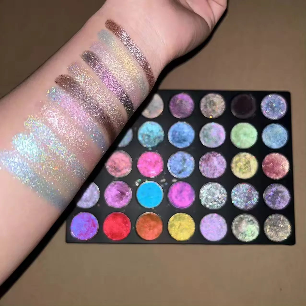 Diy High Pigment Makeup Palletes 4 Colors Eyeshadow Palette Custom Logo ...