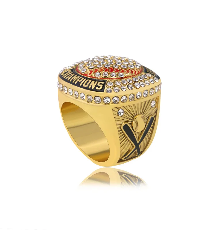 Daihe Custom Hip Hop Logo Sports Ring Design Men's Diamond Custom Youth ...