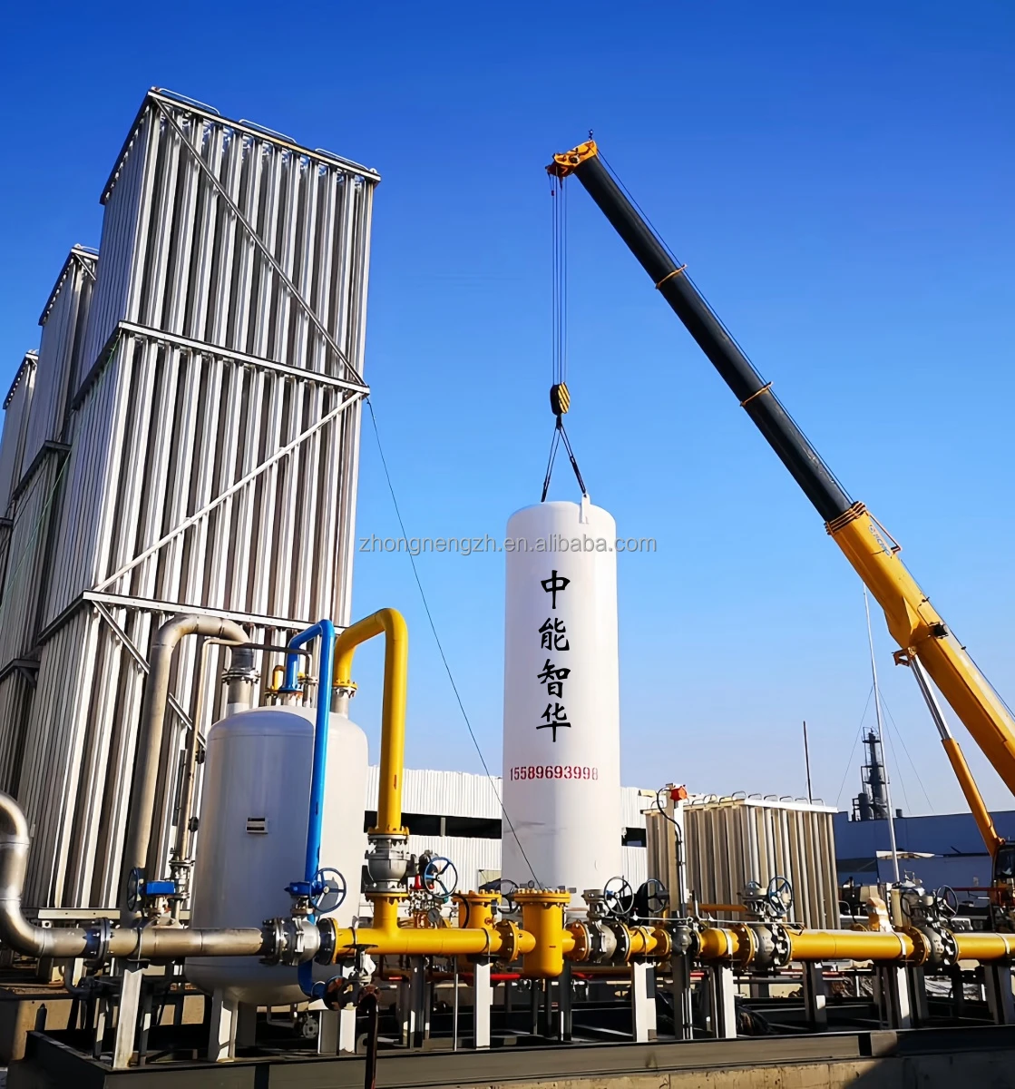 20ton Liquid Oxygen Tank Cryogenic Liquid Gas Storage tank As Oxygen ...