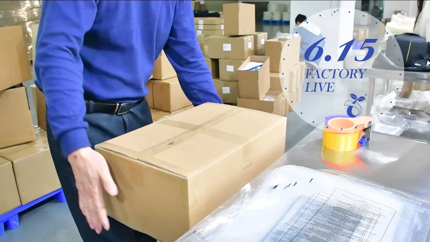 Biodegradable and recyclable packaging factory live