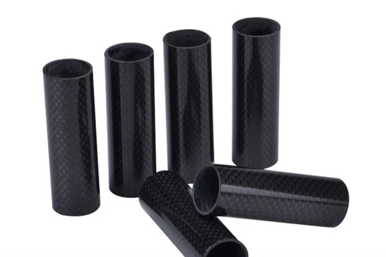 High Strength Carbon Fiber Tubes - 3K Twill/plain Weave