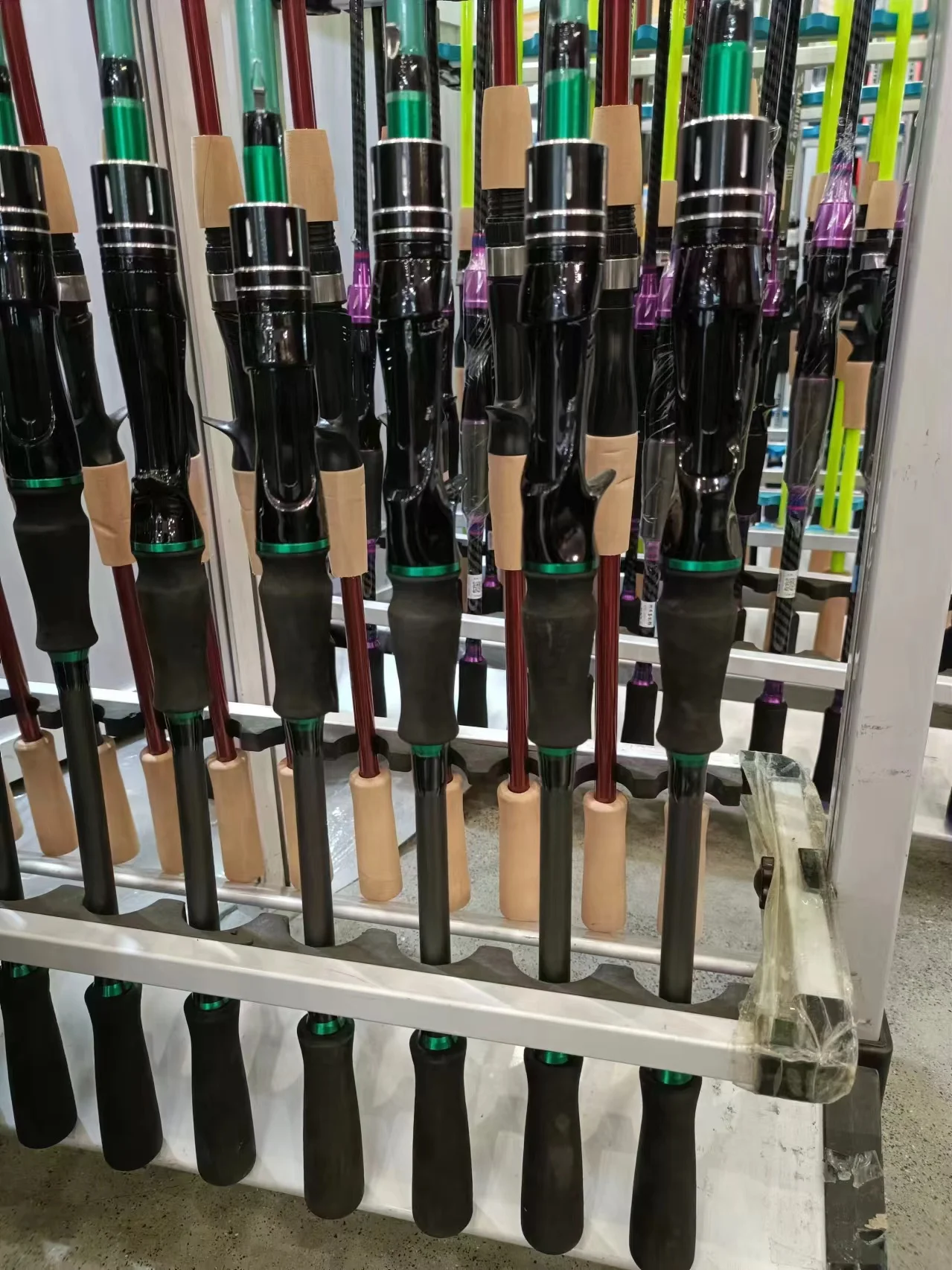 Factory OEM Fiberglass Solid Fishing Rod Colorful Fishing Rod| Alibaba.com