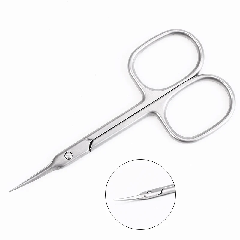 High Quality Professional Stainless Steel Curved Cuticle Scissors ...