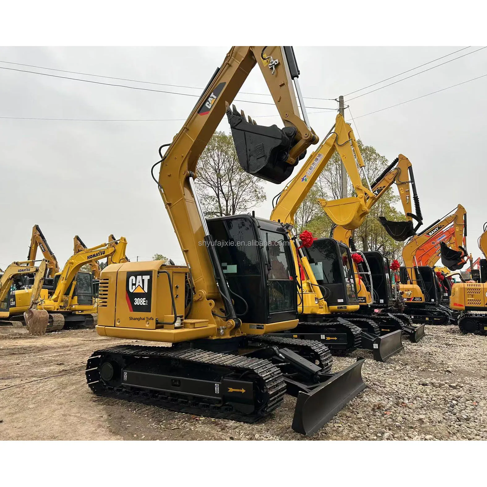 8 Ton Backhoe Second Hand CAT Catearpillar 308E Excavator