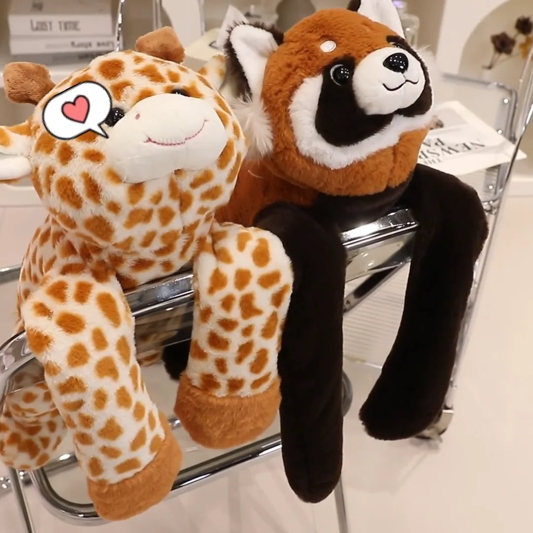 Customized Long Arms Relieve Anxiety Animals Stuffed Panda Bear Plush ...