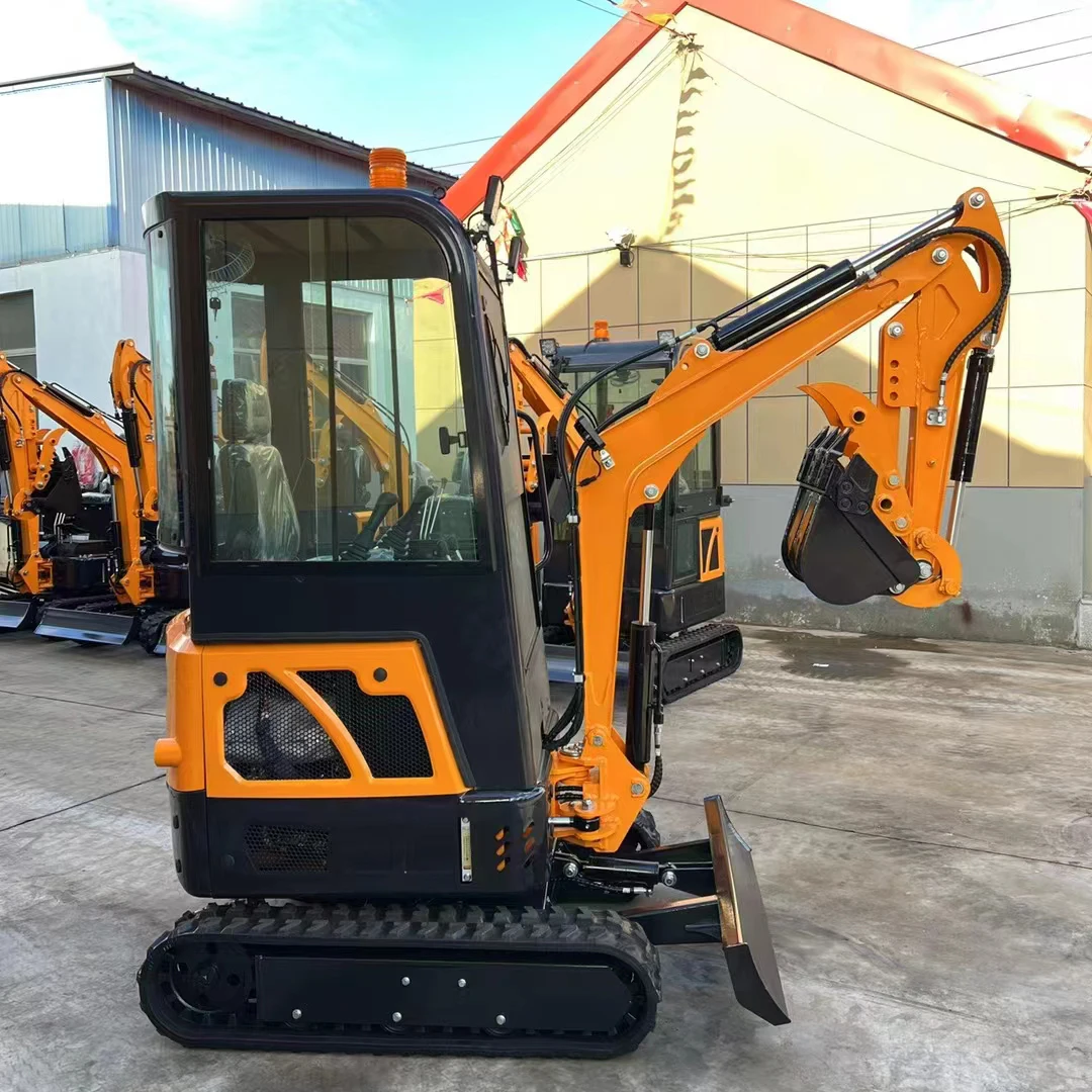 Chinese Excavator Mini Digger 0.8 Ton 1 Ton Mini Micro Excavator 0.8ton ...