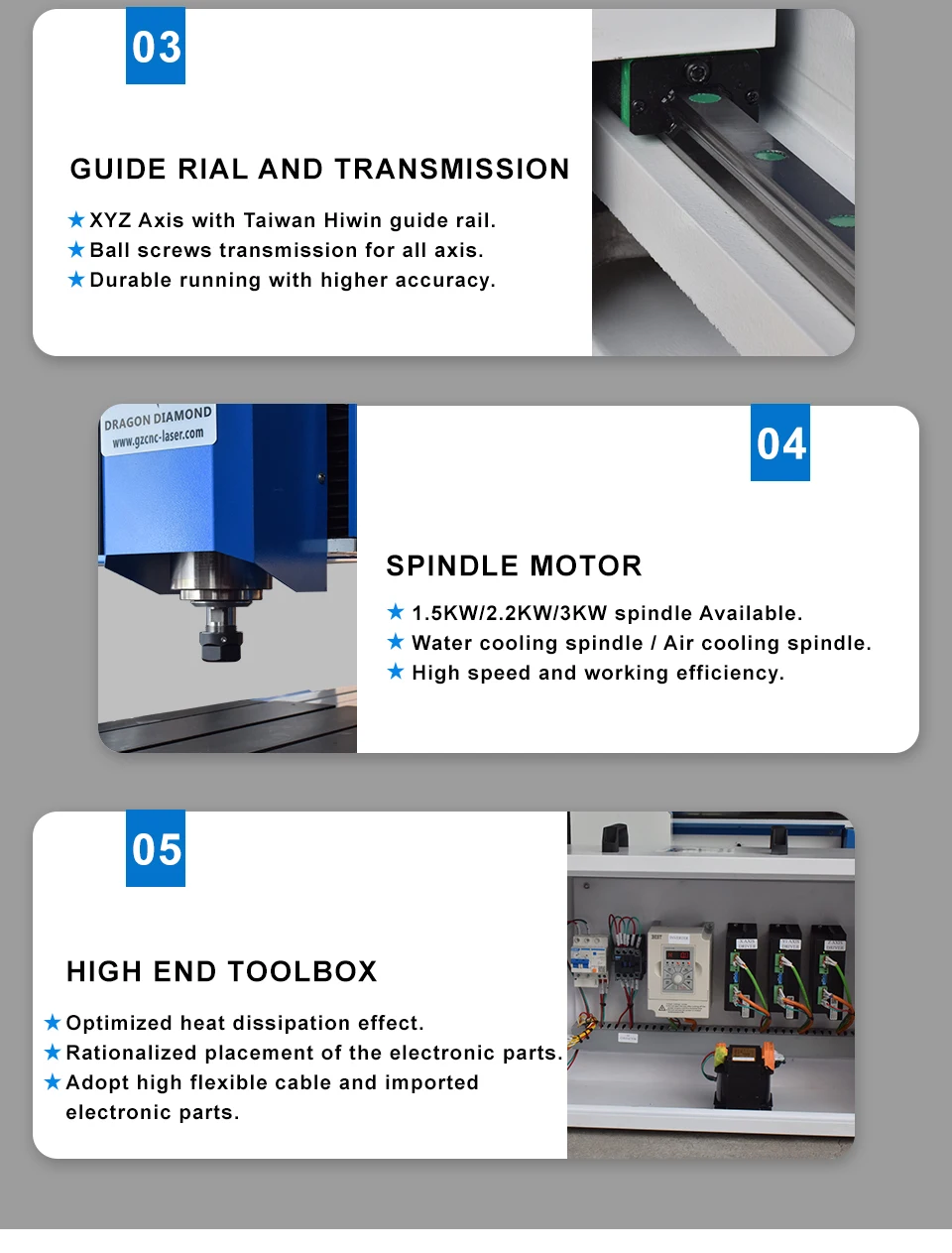 Hot Sale Small CNC Router 2.2kw Spindle Motor Desktop 4 Axis