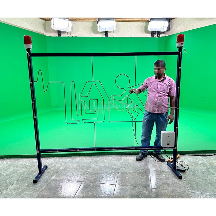 Amusement Park Custom Giant Electric Stalls Steady Hand Challenge