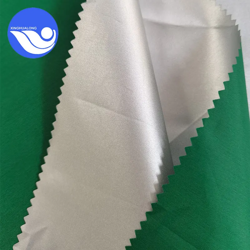 Fabrics Factory Low Price 170T 190T 210T Silver Coating Polyester ...