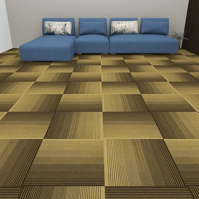 Nice Carpet Gradient Color Commercial Carpet Tiles Puzzle Floor Carpet ...