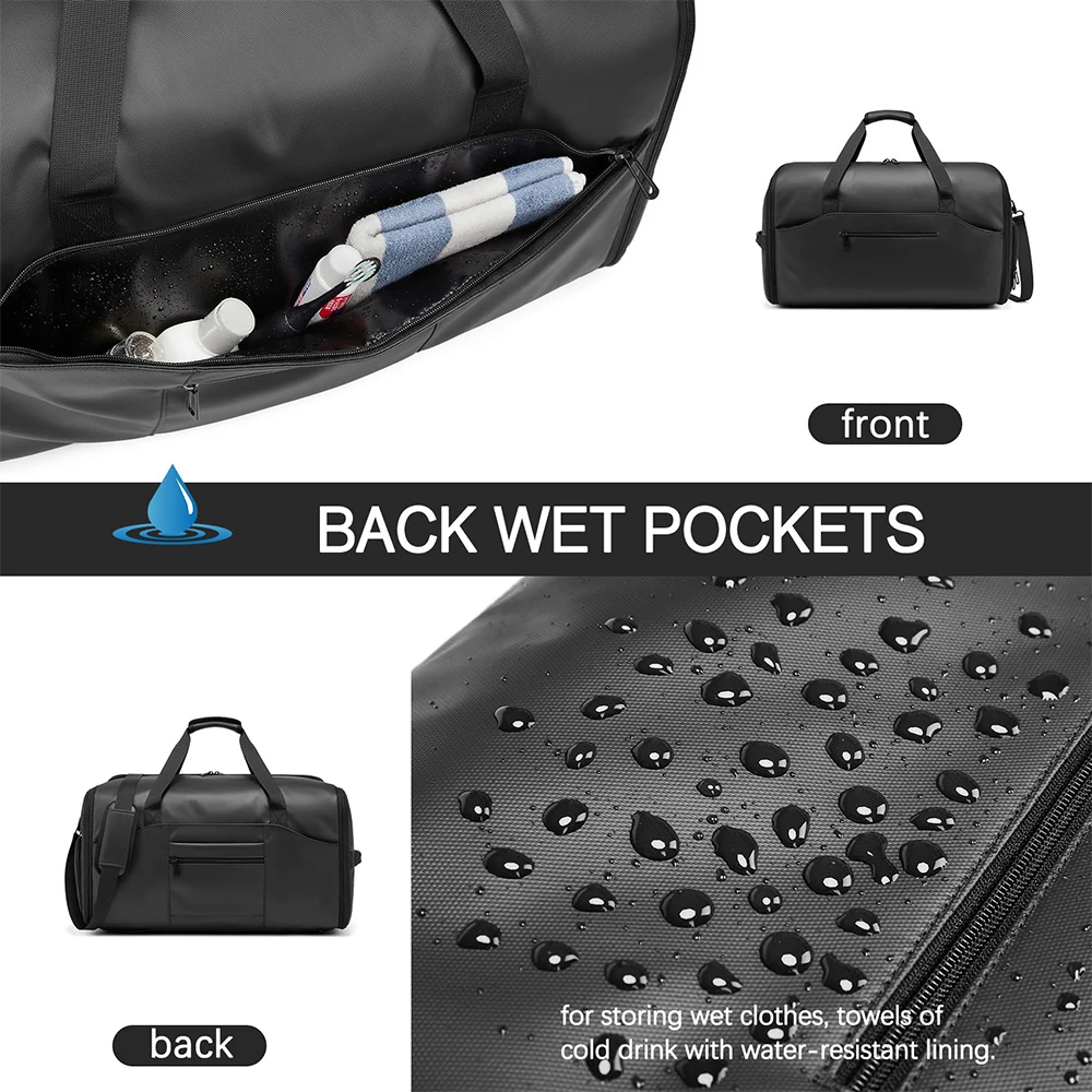 Custom Genuine Leather Travel Bag - Convertible & Stylish