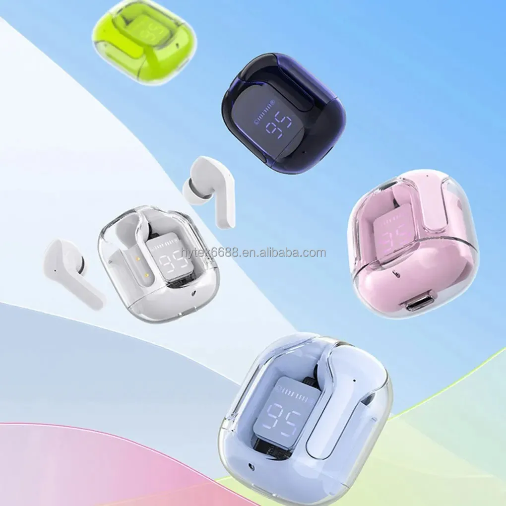 Air31 Transparent Earphones - Custom Logo TWS Auriculares