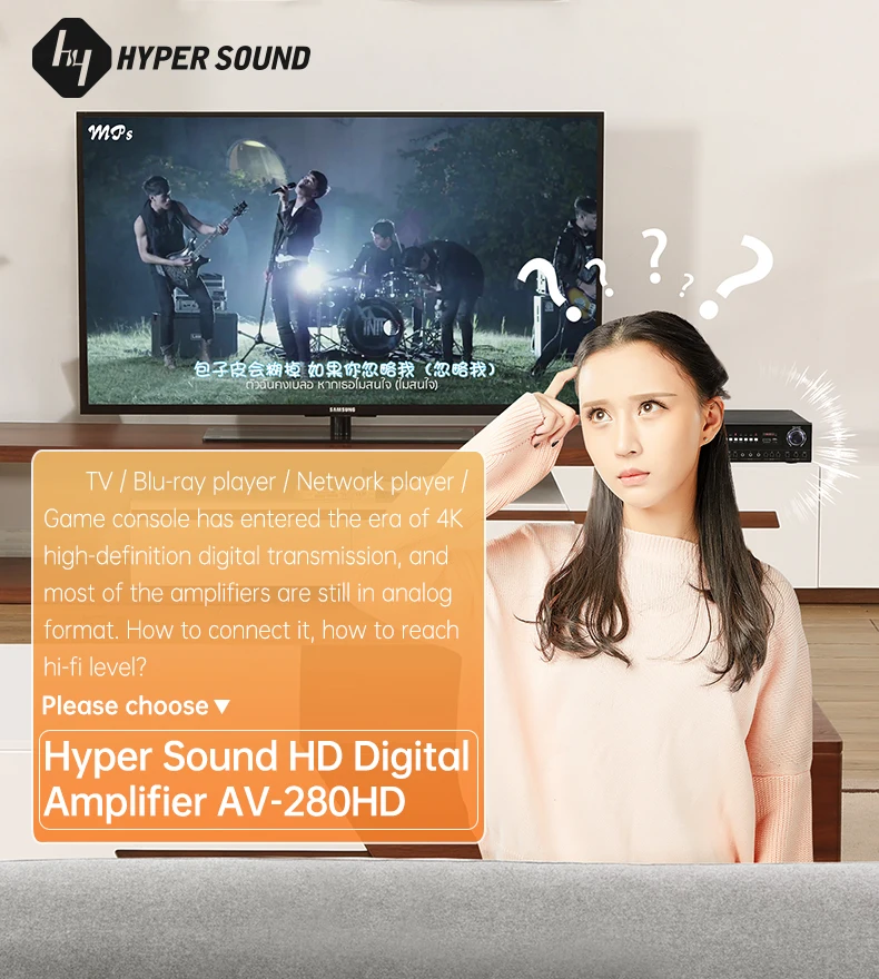 Kinma New Mini Hifi Stereo Amplifier Optical Coaxial Bt Hd 200w ...