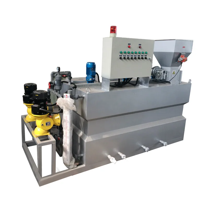 Hot sale polymer dosing system flocculation tank PAM polymer ...