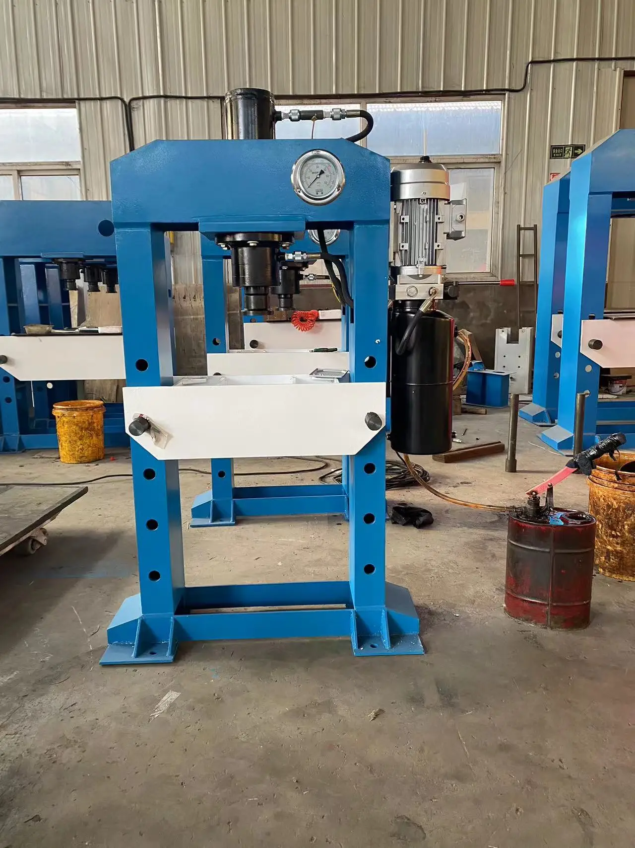 200 Ton Electric Hydraulic Shop Press Machine Hp Electro-hydraulic ...