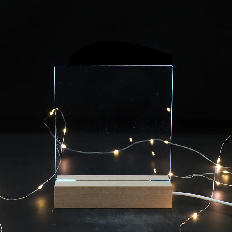 3D RGB DIY LED Acrylic Lamp - Modern Night Light