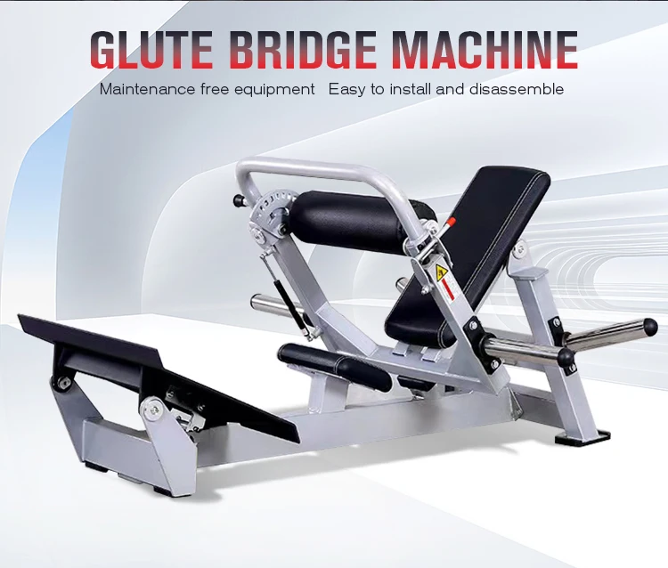 New Arrival Strength Equipment Glute Bridge Machine Hip Thrust Machine ...