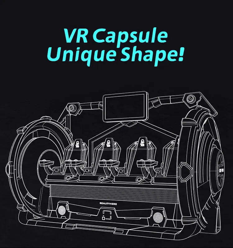 Herovr Metaverse Multiplayer Amusement Park Rides Machine 360 9d Vr ...