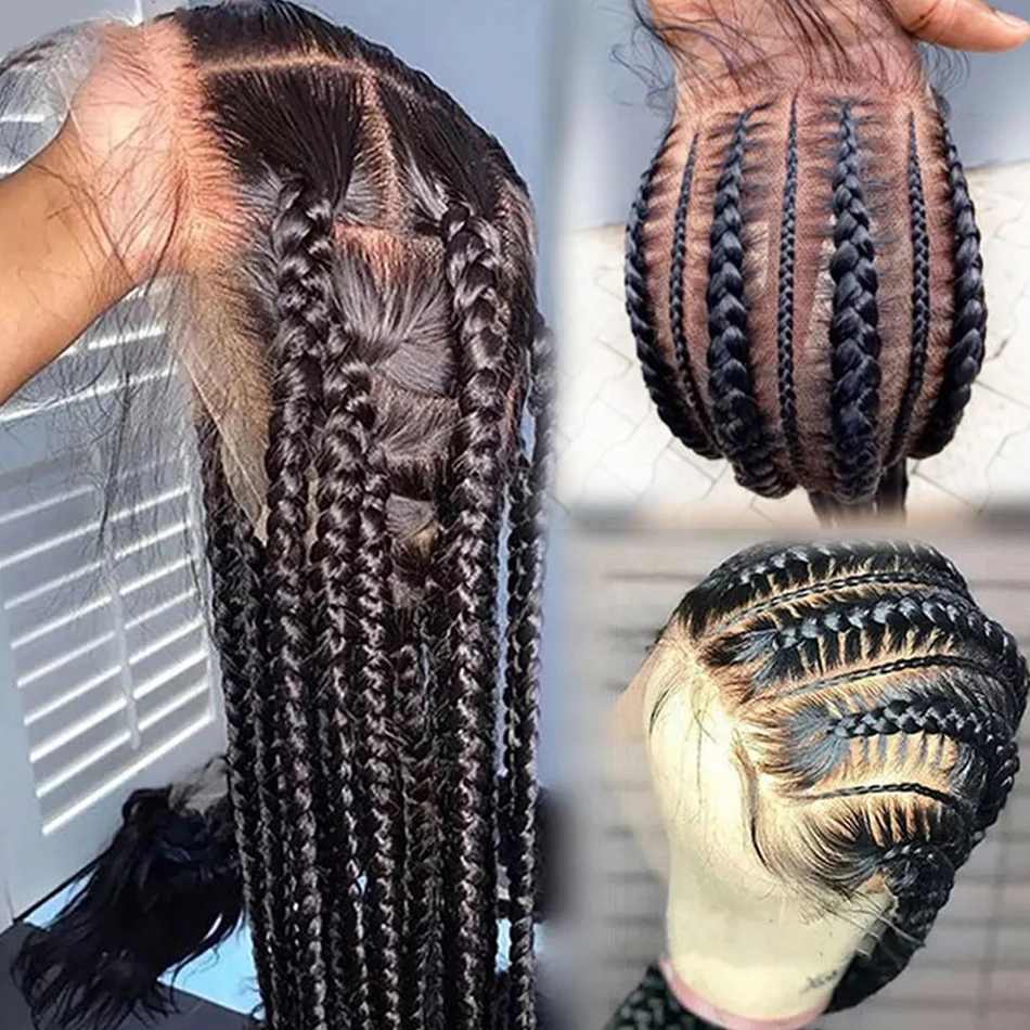 Wholesale Glueless Braid Wigs - Natural Raw Virgin Hair