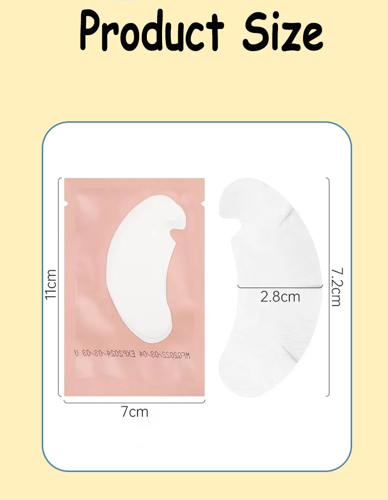 50pairs/Pack Foam Patches Eyelash Extension Patches for Eyelash Under ...