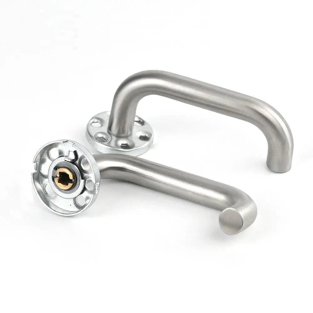 304/316 Stainless Steel U Shape Handle European Tube Lever Type Door ...