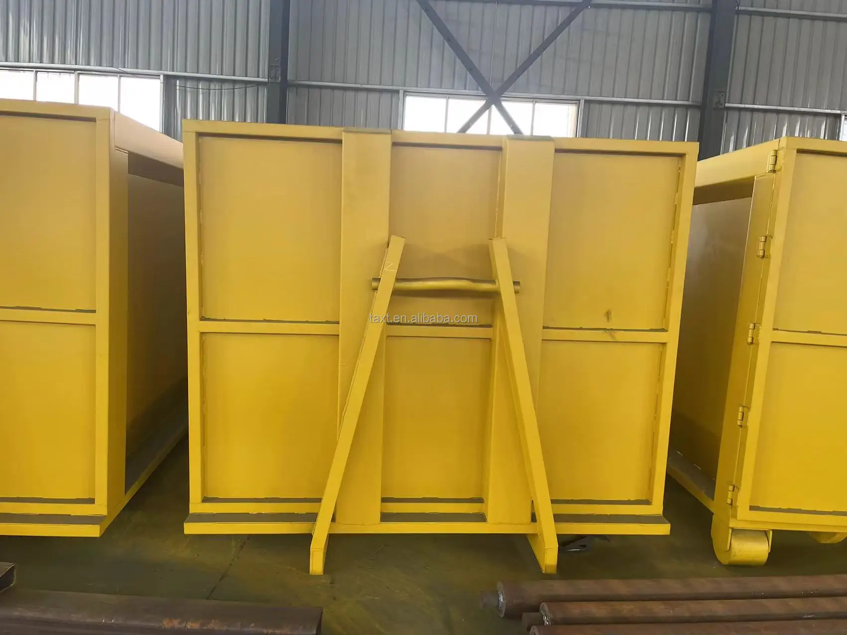 Heavy Duty Tub Roll Off Bin Construction Waste Rolling Container Roll ...