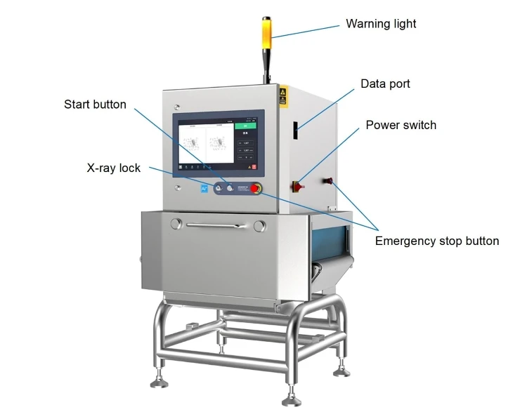 X Ray Inspection System Fish Salmon Bone Detection Automatic Alarm ...