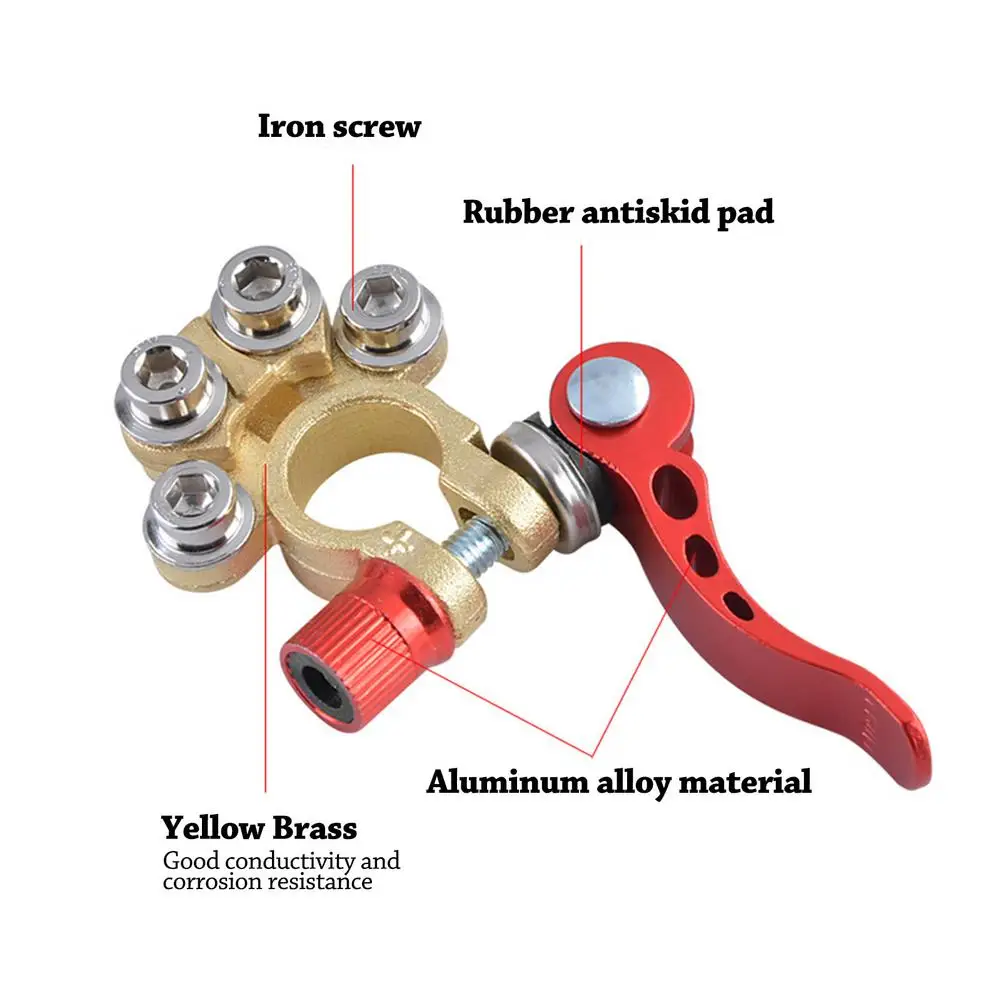 Toolless Quick Disconnect Battery Connectors - 12V 6V 24V
