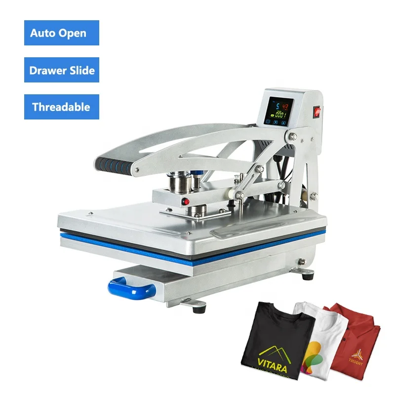 16x20 Semi-Automatic T-Shirt Heat Press Machine - Easy Printing
