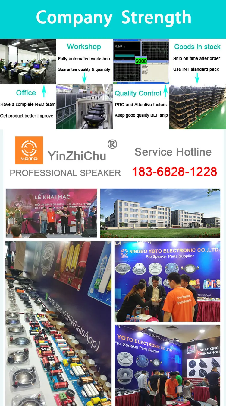 Yoto Pro-de250 High Quality 400 Watt 120mm Magnet Tweeter Driver Horn ...