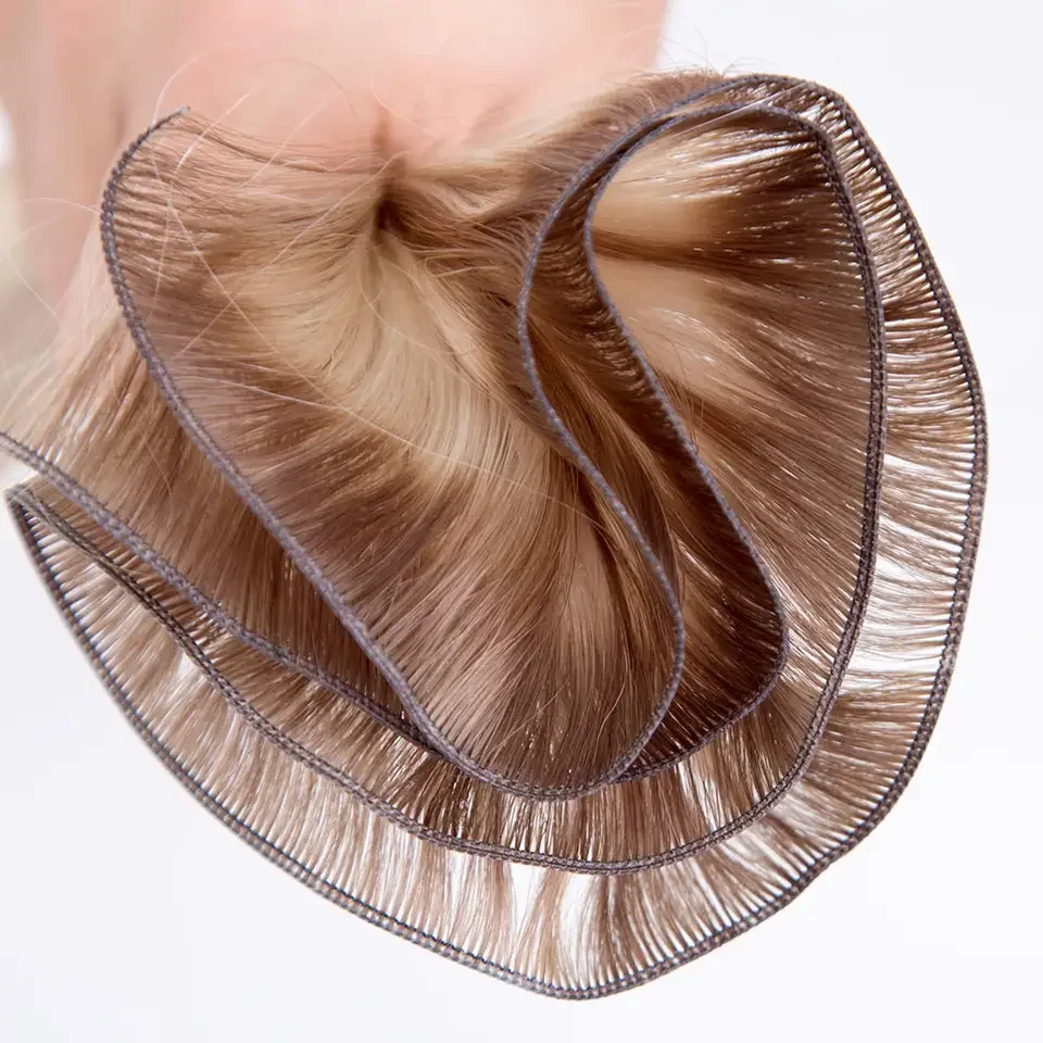 Invisible Genius Wefts Russian Hair Can Be Cut Remy Hand Tied Weft ...