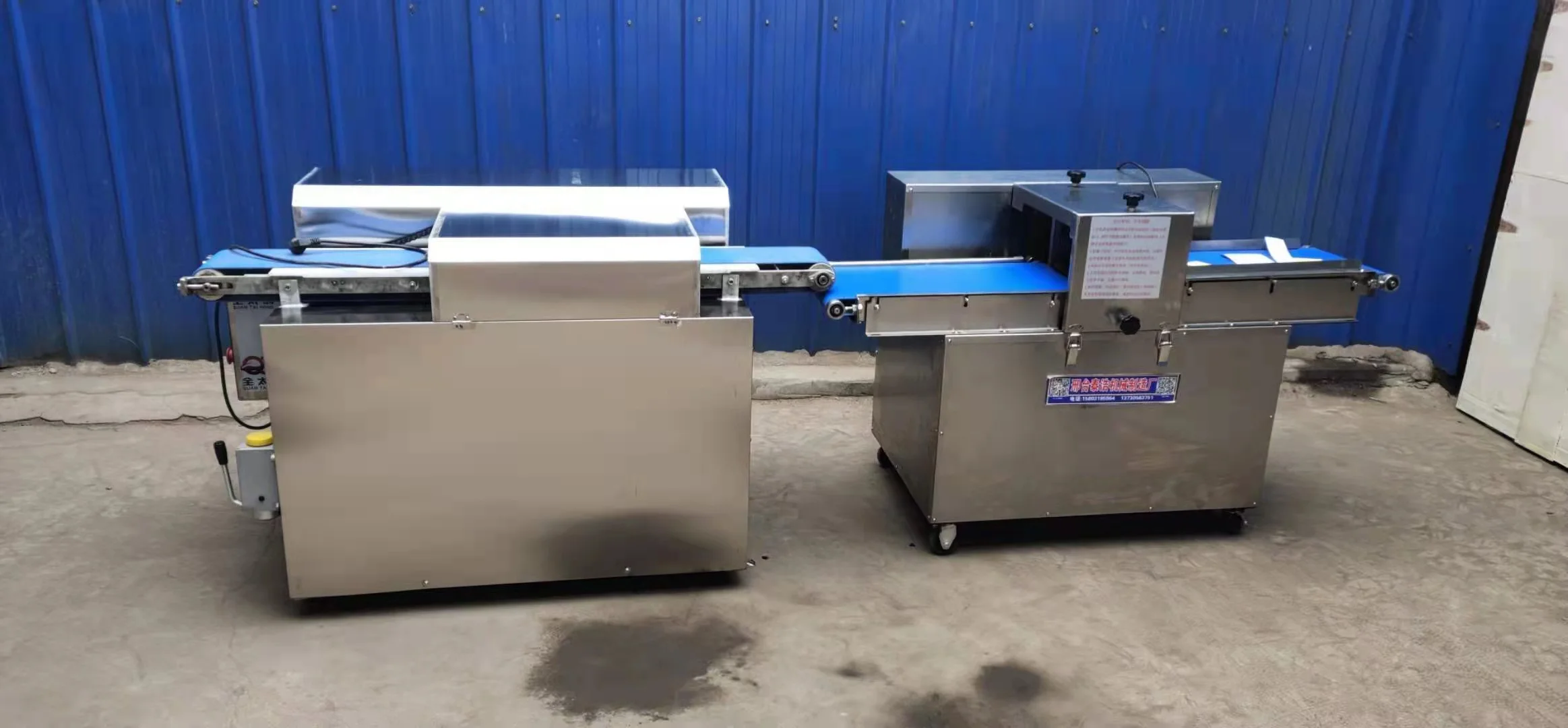 Belt Conveyor Horizontal Chicken Breast Slicer Machine Automatic ...