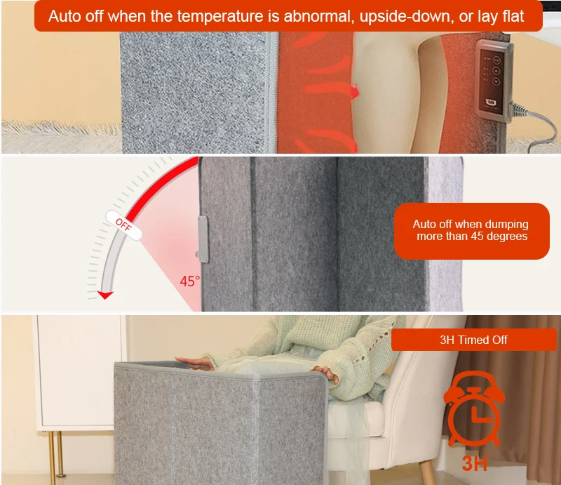 Electric Leg Warmer - Portable Infrared Carbon Fiber Heater
