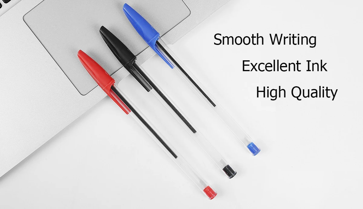 Ballpoint Pens Multi-color Cheap Back to School Plastic Simple Pens Set ...