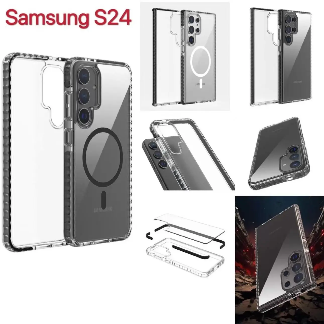 S24 And S24 Ultra Case Magsafe Phone Case For Samsung S24 Cell Phone ...