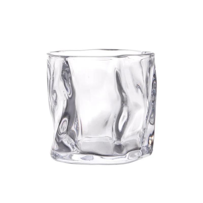 Twisted Cup Ins Wind Whiskey Transparent Glass Household Shaped Water ...