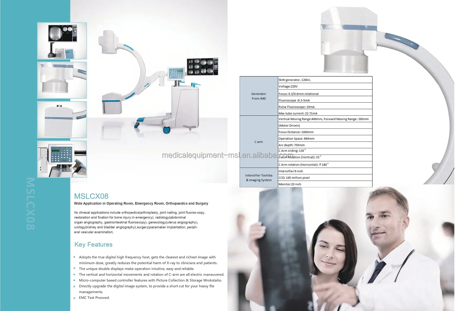C Arm X Ray Machine Digital Dr - Mini C Arm Fluoroscopy