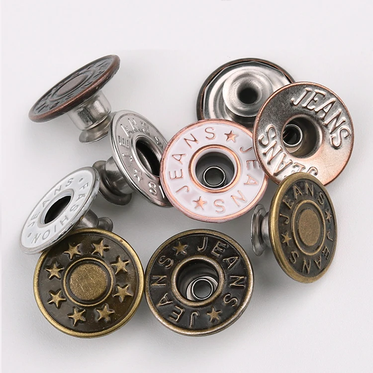 Garment Accessories High Quality 17mm Metal Brass Botton And Rivets ...
