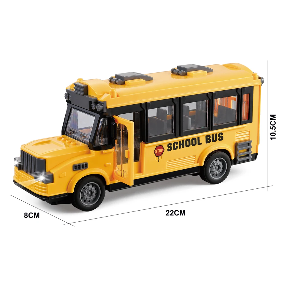 School Bus Toy With Realistic Sounds Lights Rc Bus Remote Control Bus ...