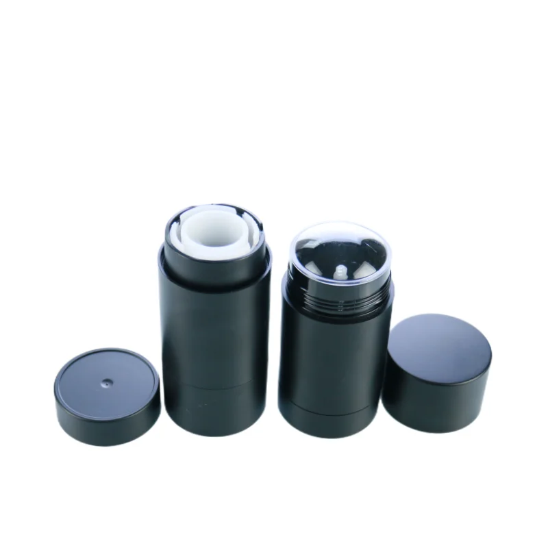 Luxury Empty 15g 30g 50g 75g Round Matte Black Deodorant Stick Tube ...