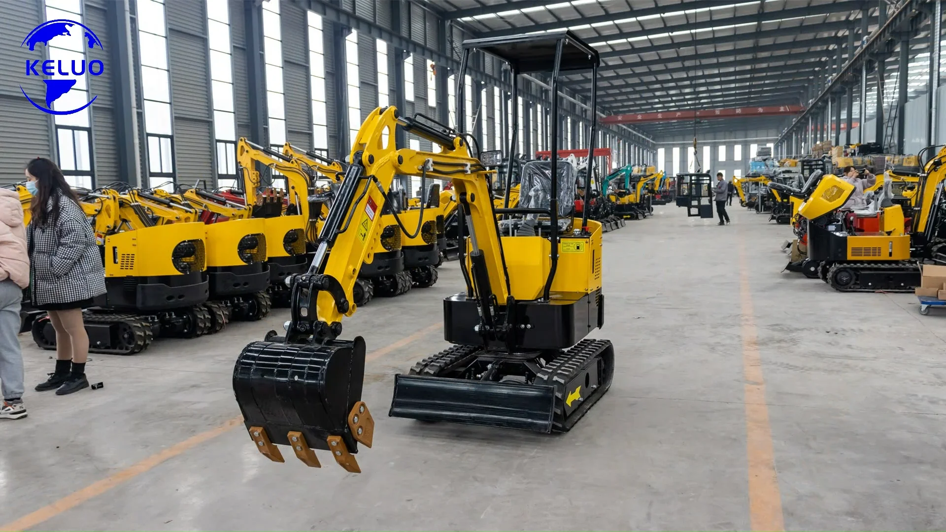 Earthmoving Equipment 1 Ton Mini Crawler Digger China Excavator - Buy ...