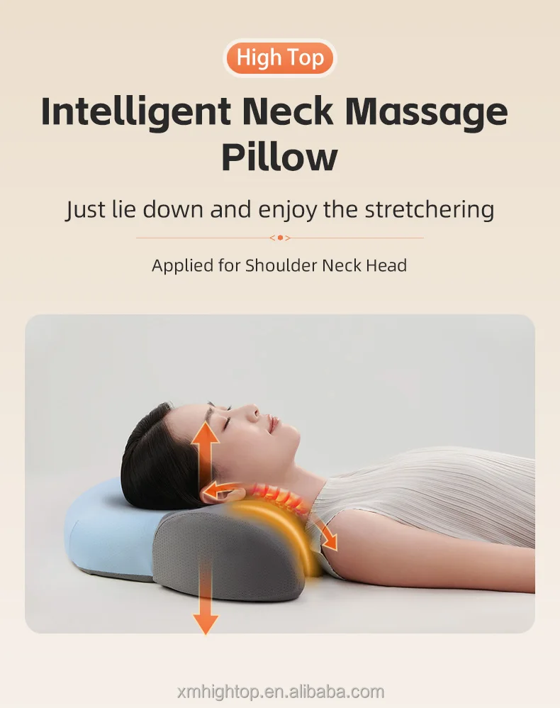 Newest Air Compression Smart Neck Massage Pillow With Heating And ...