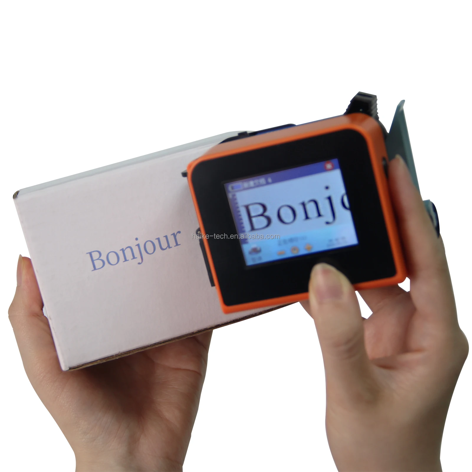 Handled Inkjet Printer Logo Portable Printing Machine 12.7Mm TIJ Mini ...