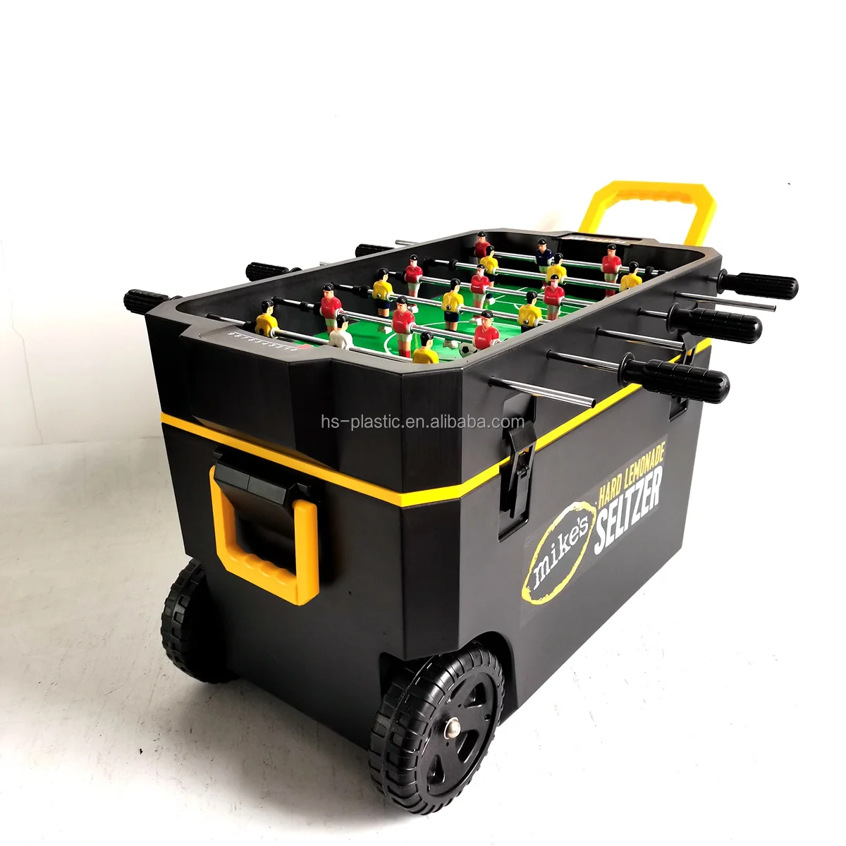 Insulated Plastic Wheeled Ice Box Ice Chest Beer Coolers Foosball Game ...