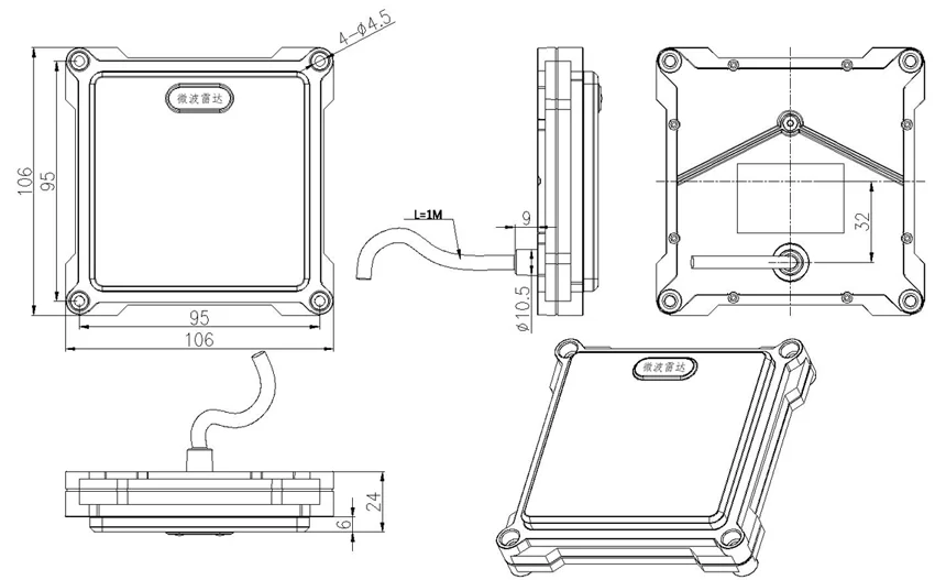 24ghz Millimeter Wave Radar Module for Accurate Speed Measurement