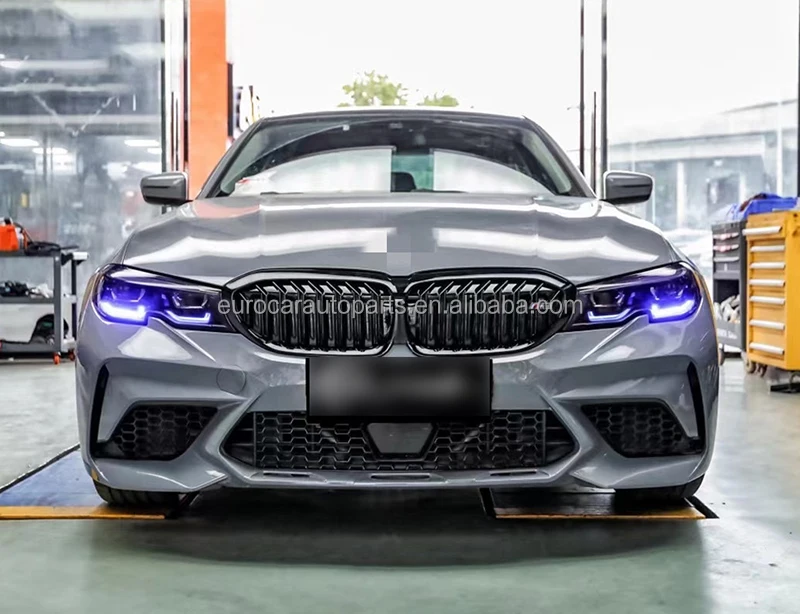 3 Series G20 G28 To M3c Style Car Front Bumper Grille Bodykit Pp Auto ...