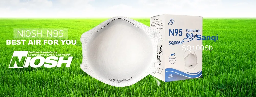 NIOSH N95 Cup Mask Surgical Respirator EN14683 Fluid Resistance 3D ...